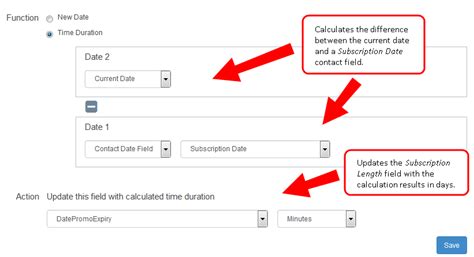 using the date calculator