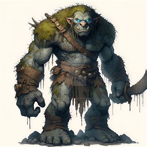 Cave Troll I Dnd By Energyjones On Deviantart