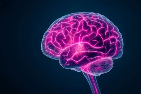 Vibrant 3d Illustration Of Human Brain With Glowing Neural Connections Symbolizing Artificial