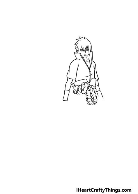 Sasuke Drawing How To Draw Sasuke Step By Step