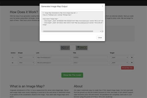 Image Map Generator Responsive Online Html Editor Mapping Tool