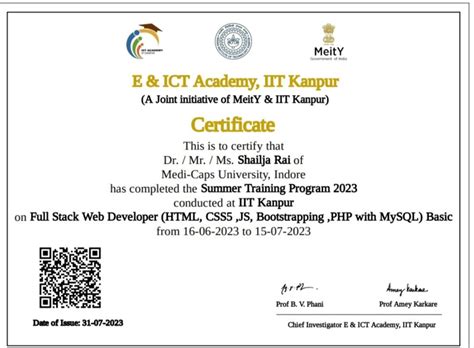 Shailja Rai On Linkedin Fullstackdeveloper Webdevelopment Iitkanpur Learningjourney Techskills