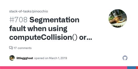 Segmentation Fault When Using Computecollision Or Computecollisions