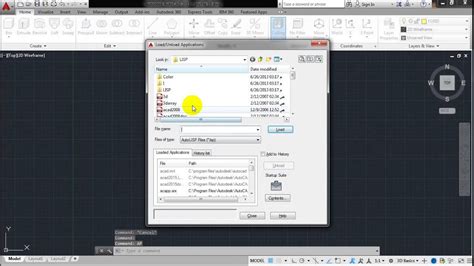 How To Upload Lisp In Autocad And Make Profile Easily كيفية تحميل اللثغة في أوتوكاد وجعل الملف
