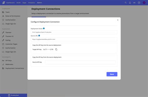Working With Deployment Connections