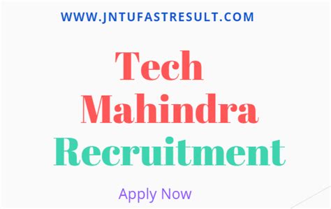 Tech Mahindra Campus Drive B E B Tech Mca 2019 2020 2021 Across India