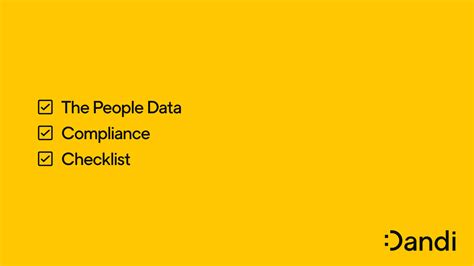 The Hr Data Compliance Checklist