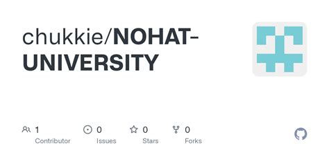 github chukkie nohat university