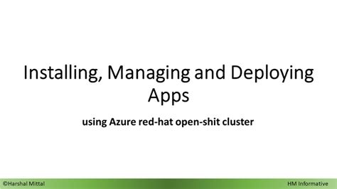 Deployment And Management Of Azure Red Hat Open Shift Aro Comidoc