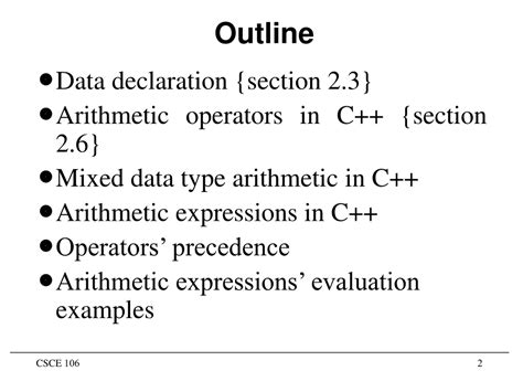 ppt understanding arithmetic expressions in c powerpoint