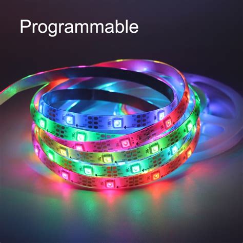 LED Strips WS B Ws IC RGB Full Color Programmable Individually Addressable