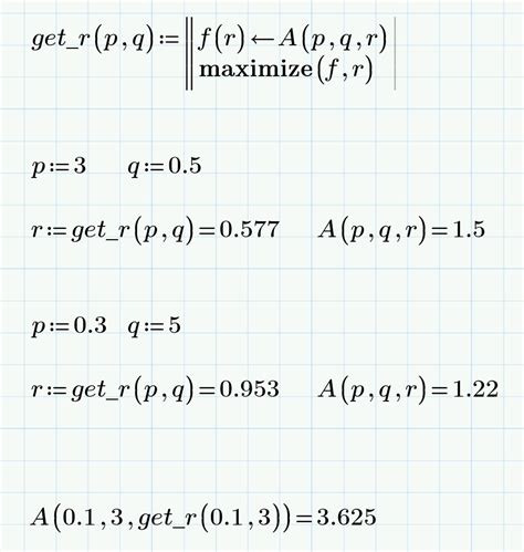Maximize Equation Ptc Community