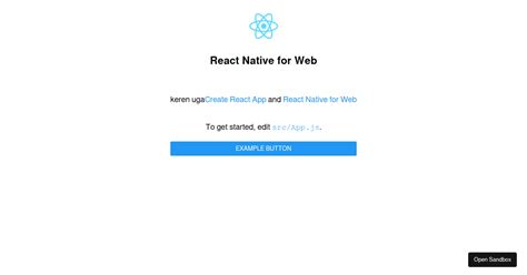 React Native Forked Codesandbox React Native Forked Codesandbox