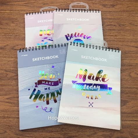 Sketchbook Sketchpad Modern Inspirational Abstract Sketchbook For
