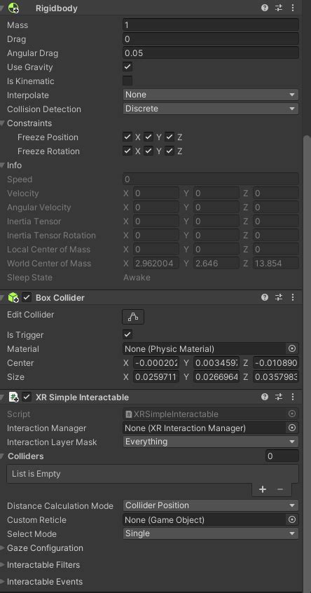 Xr Simple Interactor Doesnt Work Unity Engine Unity Discussions