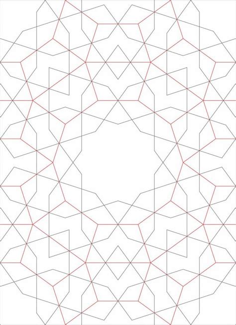 Persian Pattern Geometric Drawing Geometric Pattern Design Islamic Design Pattern