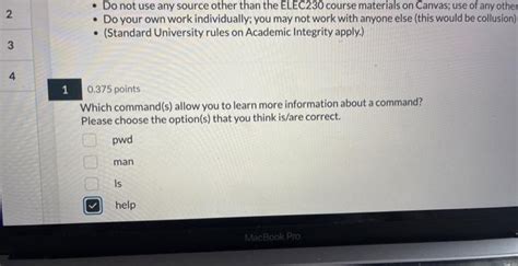 solved do not use any source other than the elec230 course