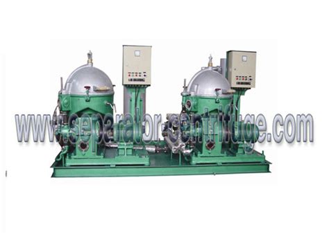 6000 Lph Self Cleaning Disc Stack Centrifuges Of Diesel Oil Separator Unit