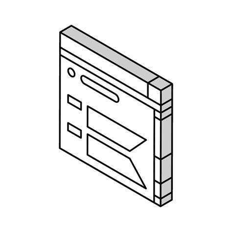 Web Page Scroll Isometric Icon Vector Illustration 39314465 Vector Art