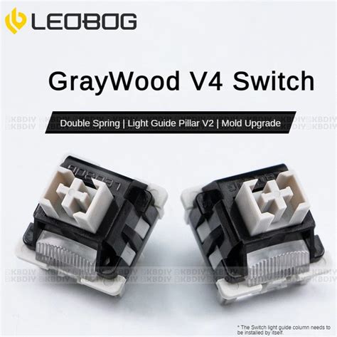Leobog Graywood V4 Switches X 70 Factory Lubed Computers And Tech Parts And Accessories Computer