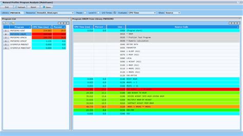 Natural Profiler Rich GUI