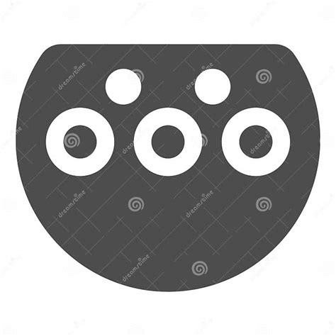 Type 2 Lader Stevig Pictogram Elektrisch Autoconcept Elektrische Auto Oplaadbord Witte