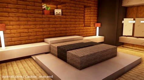 اموزش ساخت اتاق خواب مدرن در ماینکرافت