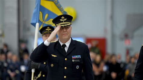 Jonas Wikman Tog Befälet över Flygvapnet Försvarsmakten