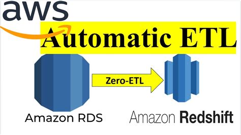 etl tutorials how to setup zero etl integration with aws rds aurora mysql and amazon redshift