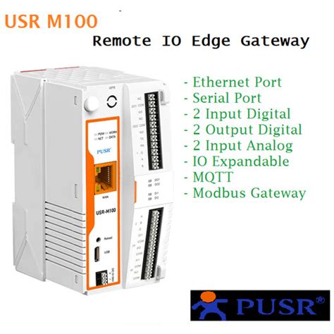 Jual Usr M100 Iot Gateway Industrial Ethernet Remote Io Modbus Gateway