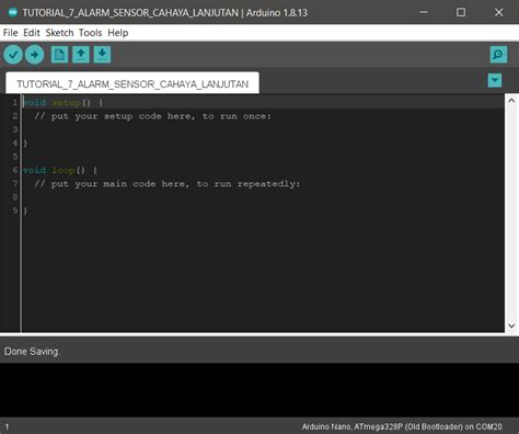 Tutorial 7 Alarm Sensor Cahaya Lanjutan Robokarsa