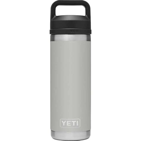 Yeti Rambler 18 Oz Granite Gray Bpa Free Vacuum Insulated Bottle With