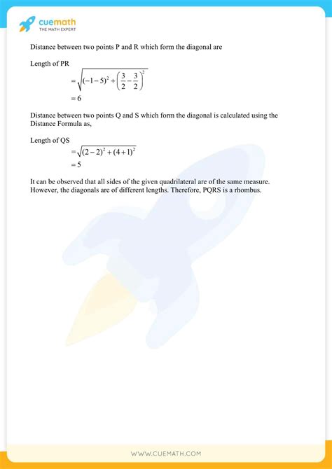 Ncert Solutions Class 10 Maths Chapter 7 Coordinate Geometry