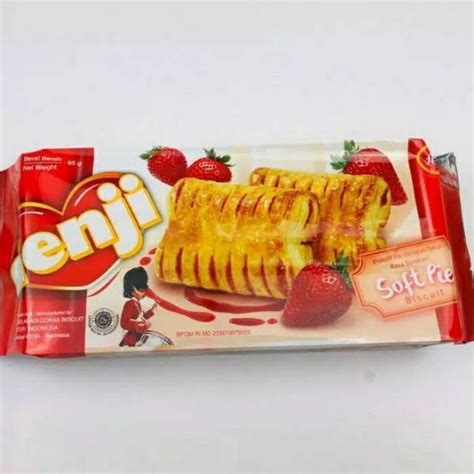 Jual Monde Genji Soft Pie Rasa Strawberry Gr Shopee Indonesia