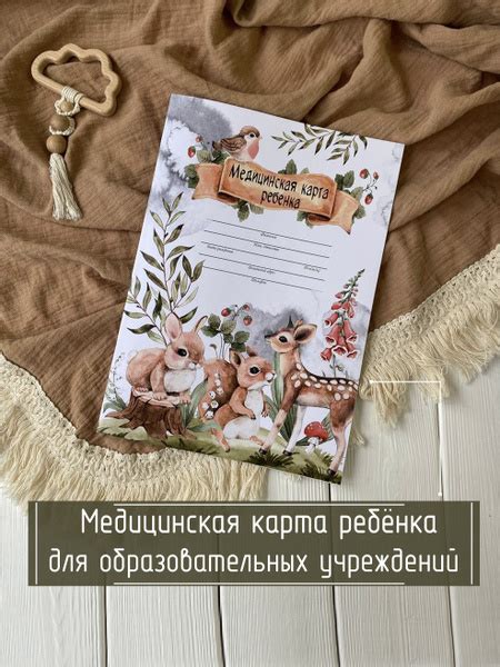 Miaworkstudio Медицинская карта 026/у-2000/А4 "Лесная", медкарта в ...