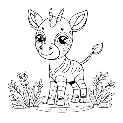 Okapi Coloring Pages 20 Coloring Pages Gem
