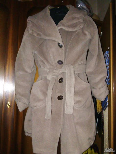 Дамско палто M Палто Дамско Бежово Облекло София