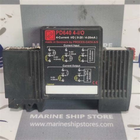 Proces Data Pd640 4 Io 4 Current Io Module Marine Ship Store