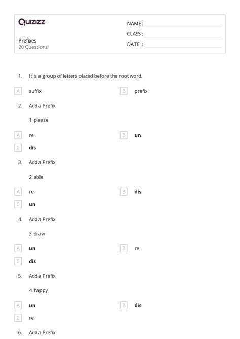 Free Prefixes And Suffixes Worksheet 4th Grade Download Free Prefixes