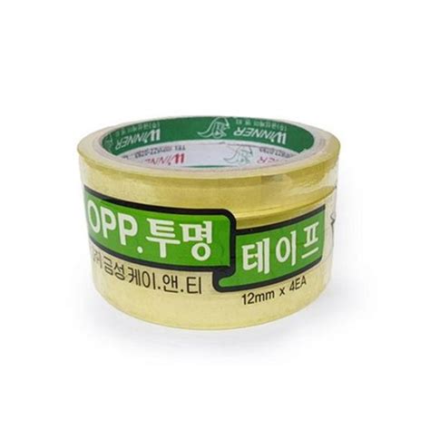 금성 투명opp테이프 12mm X 25m 4개입 홈플러스 택배배송 금성 투명opp테이프 12mm X 25m 4개입 홈플러스 택배배송