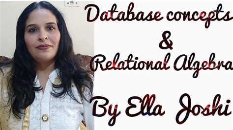Database Concepts Youtube