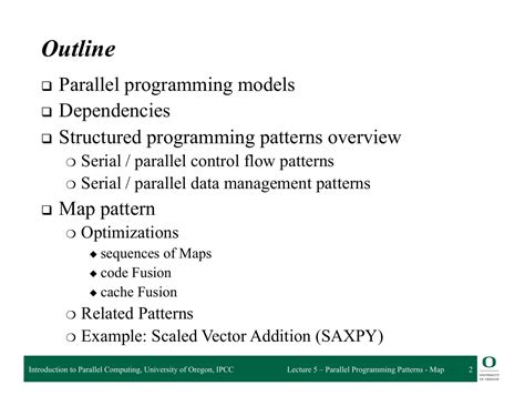 5 Parallel Programming Patterns Overview And Map Pattern