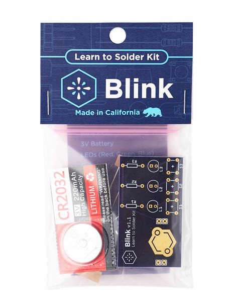 Learn To Solder Kit Blink Learn To Solder Kits