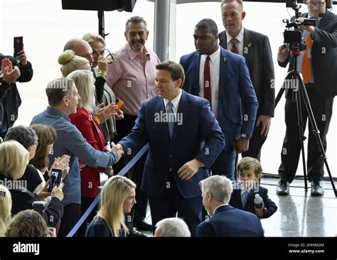 Simi Valley California Usa 05th Mar 2023 Florida Gov Ron Desantis