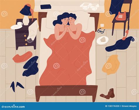 Romantic Couple Sex Bed Stock Illustrations 275 Romantic Couple Sex