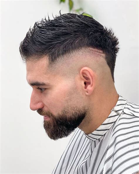 Fohawk Fade With Beard