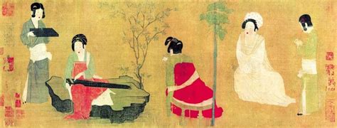 周昉调琴啜茗图 周昉 周昉画像 大山谷图库