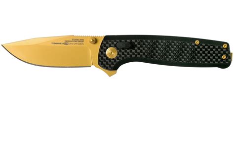 SOG Terminus XR LTE TM1033 Carbon Gold pocket knife | Advantageously ...