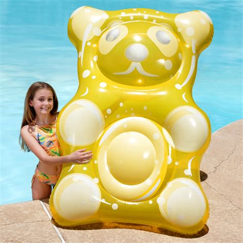 Sloosh 60 Inflatable Gummy Bear Pool Floats Fun