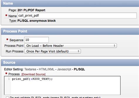 Getting Started With Plpdf In Oracle Application Express Christophs 2 Cents